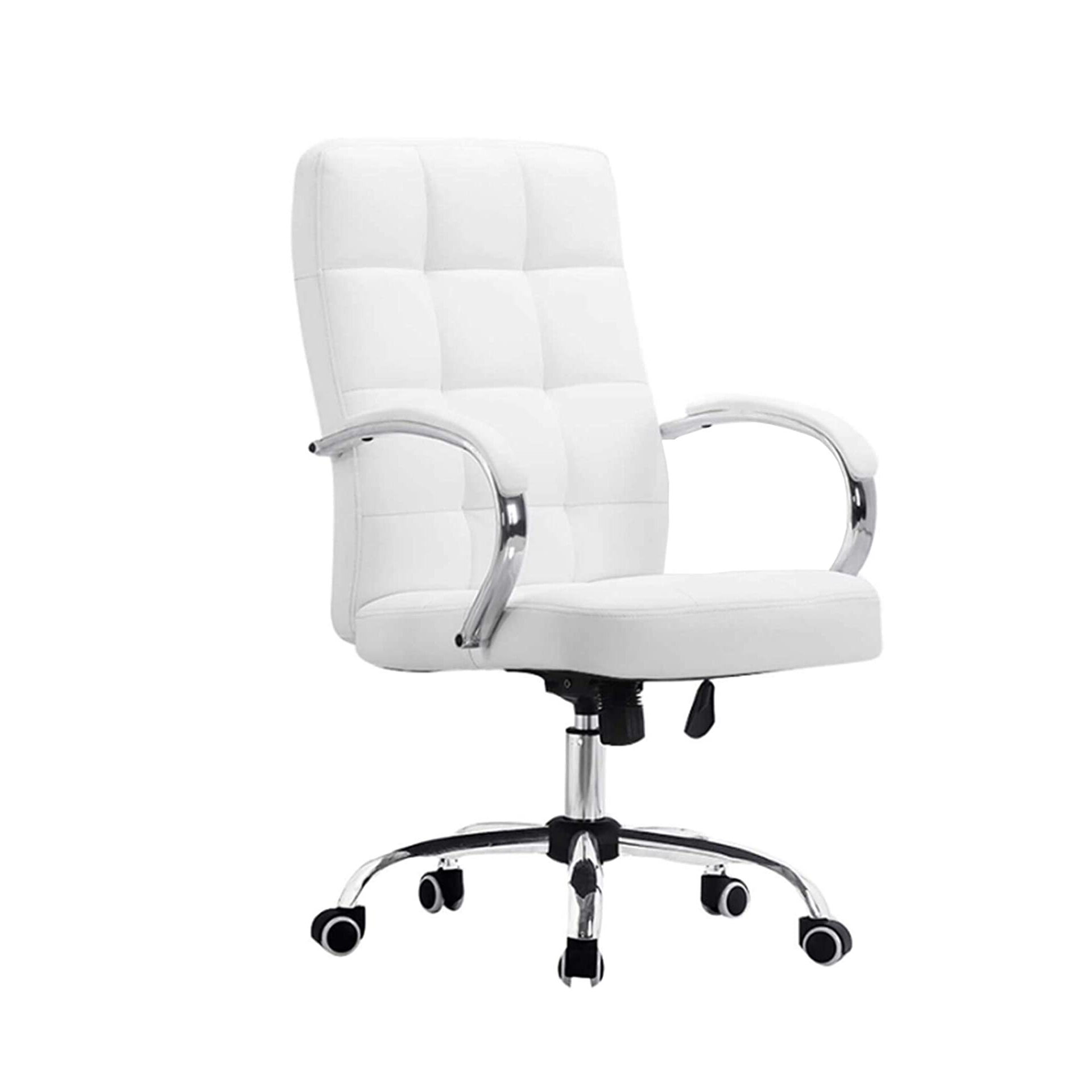 Remo Medium Back Faux Leather Chair by Finch Fox - Finch Fox